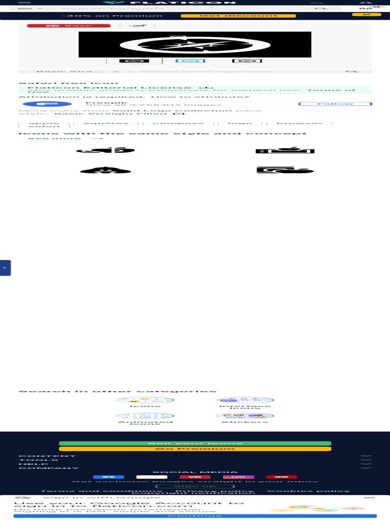 Safari - Free Logo Icons | PDF | Icon (Computing) | Computing