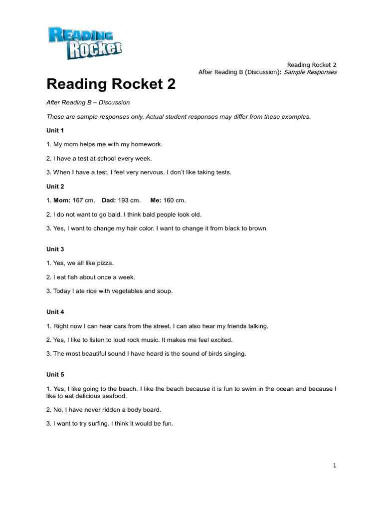 Reading Rocket 2 | PDF | Language Arts & Discipline | Art