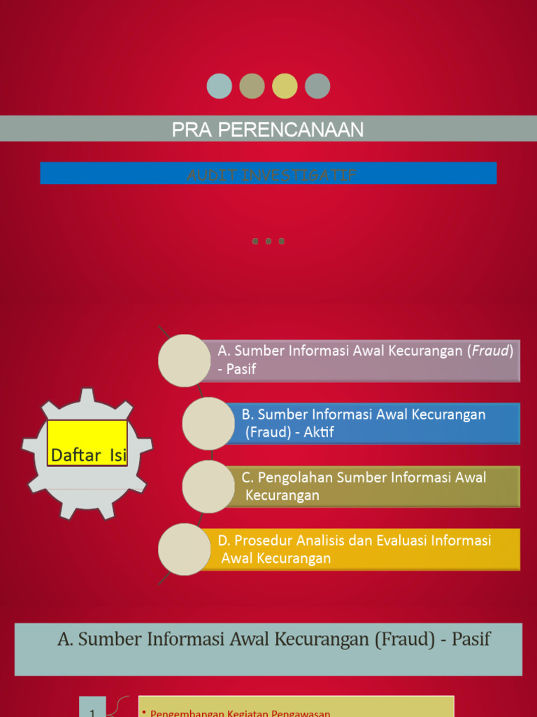 02a Pra Perencanaan Audit Investigatif | PDF