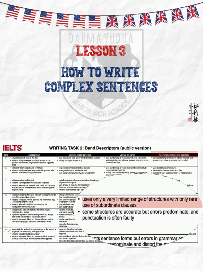 How to write complex sentence (sharing) | PDF | Syntax | Linguistics