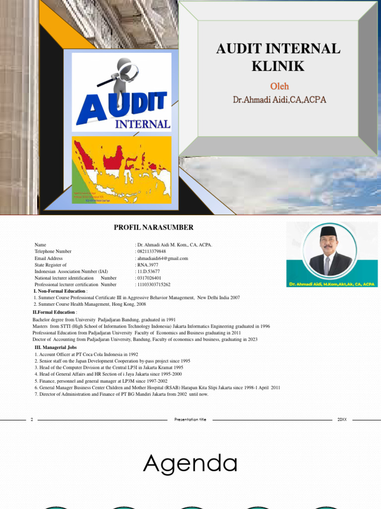 Audit Klinik 1 Aidi 2023 | PDF | Bisnis