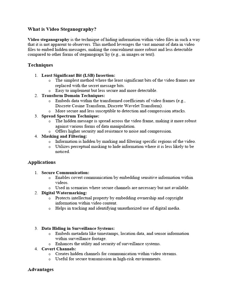 New Video Steganography - 3 | PDF | Artificial Neural Network ...