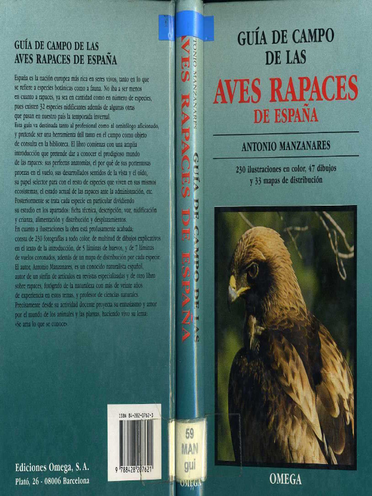 Guia Campo de Las Aves Rapaces de España Antonio Manzanares | PDF