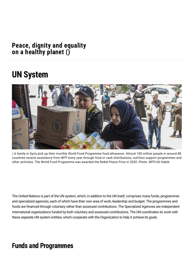 United Nations | Download Free PDF | United Nations | International ...