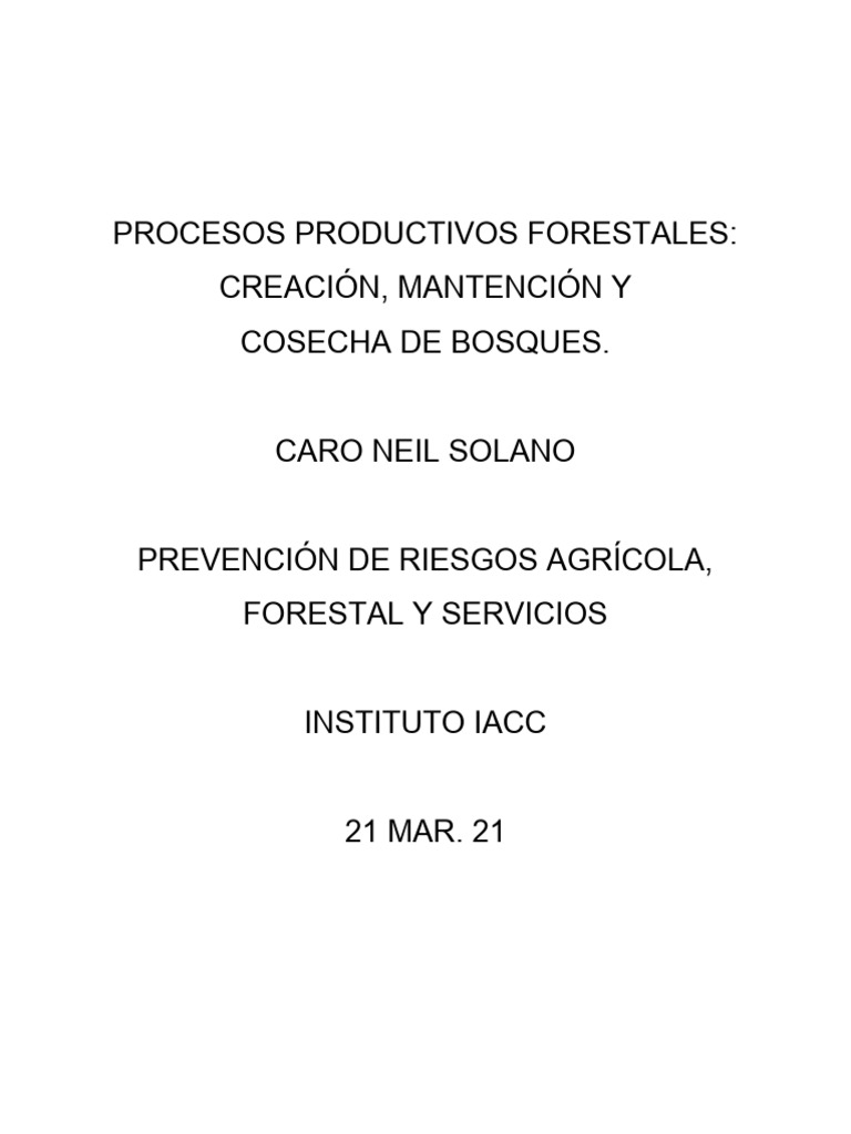 Procesos de Aserrío y Astillado Eficientes | PDF | Madera | Cosecha