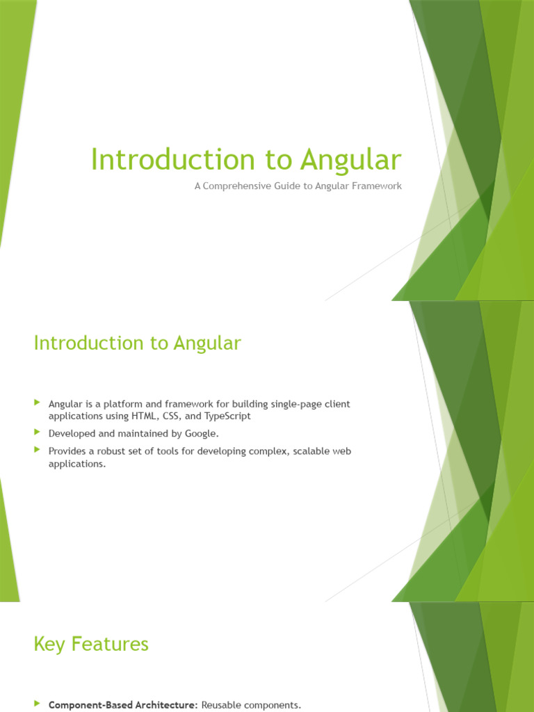 Introduction To Angular - 1 | PDF | Document Object Model | Web Development