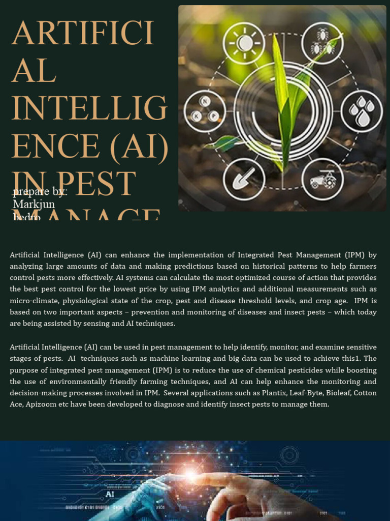 AI in Integrated Pest Management | PDF | Artificial Intelligence ...
