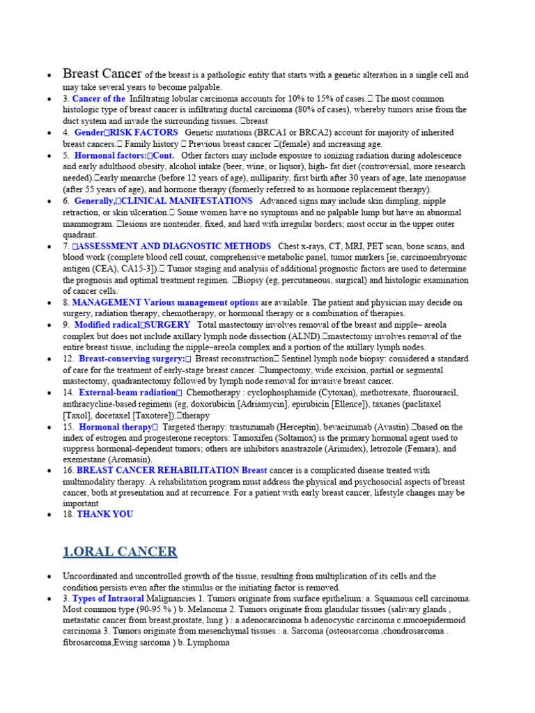 Debalabreast Cancer Topic | PDF | Lymphoma | Breast Cancer