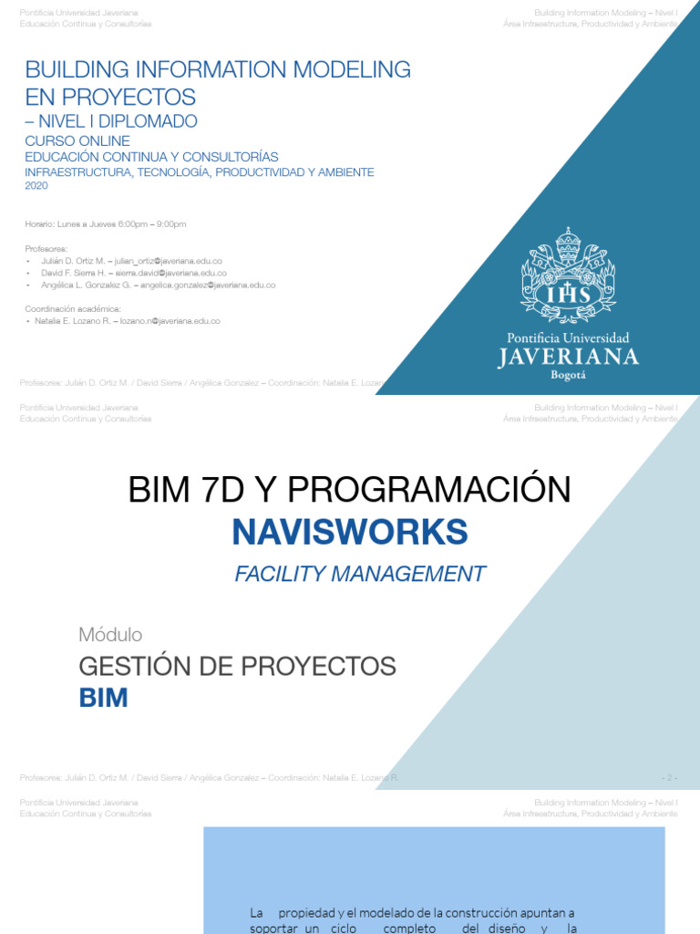 Curso BIM 1 - BIM 7D Y PROGRAMACIÓN-Docente Angélica Lucía Gonzalez ultima clase reposición 10 ...