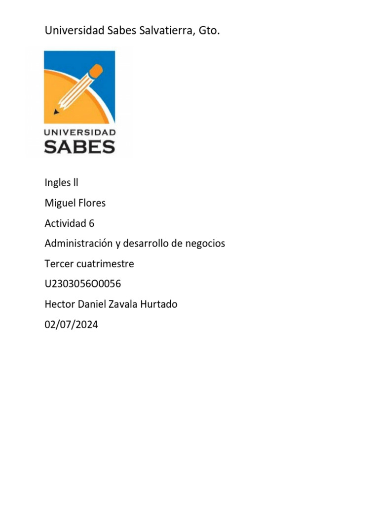 Hector Zavala Actv6 | PDF