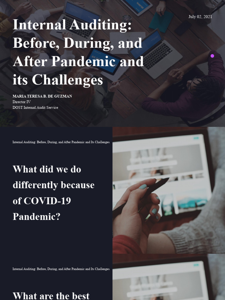 Internal Auditing - Before, During, and After Pandemic and Its ...