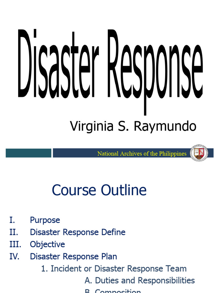 Disaster Response - Agency | PDF | Emergency | Emergency Management