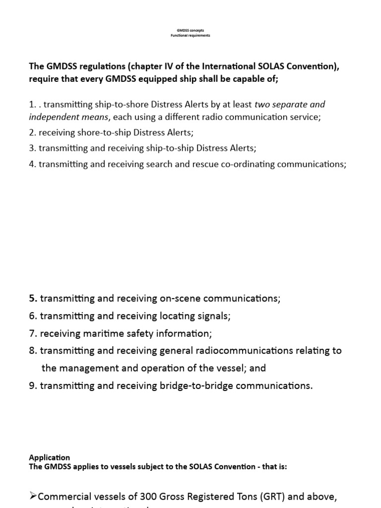 Week # 15 Gmdss | PDF | Radio | Wireless