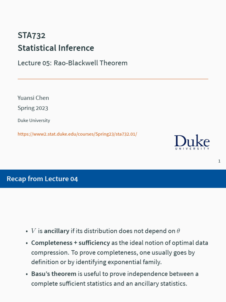 Lecture 05 Pdf Estimator Bias Of An Estimator