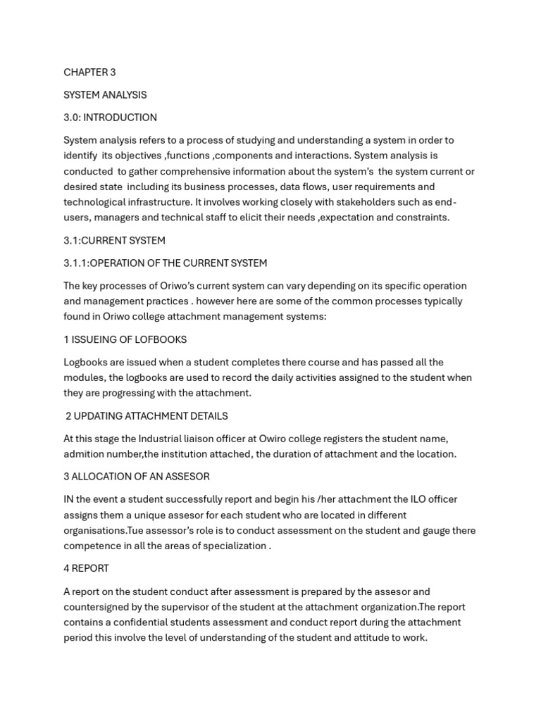 INTERNSHIP PROPOSAL | PDF | Feasibility Study | System