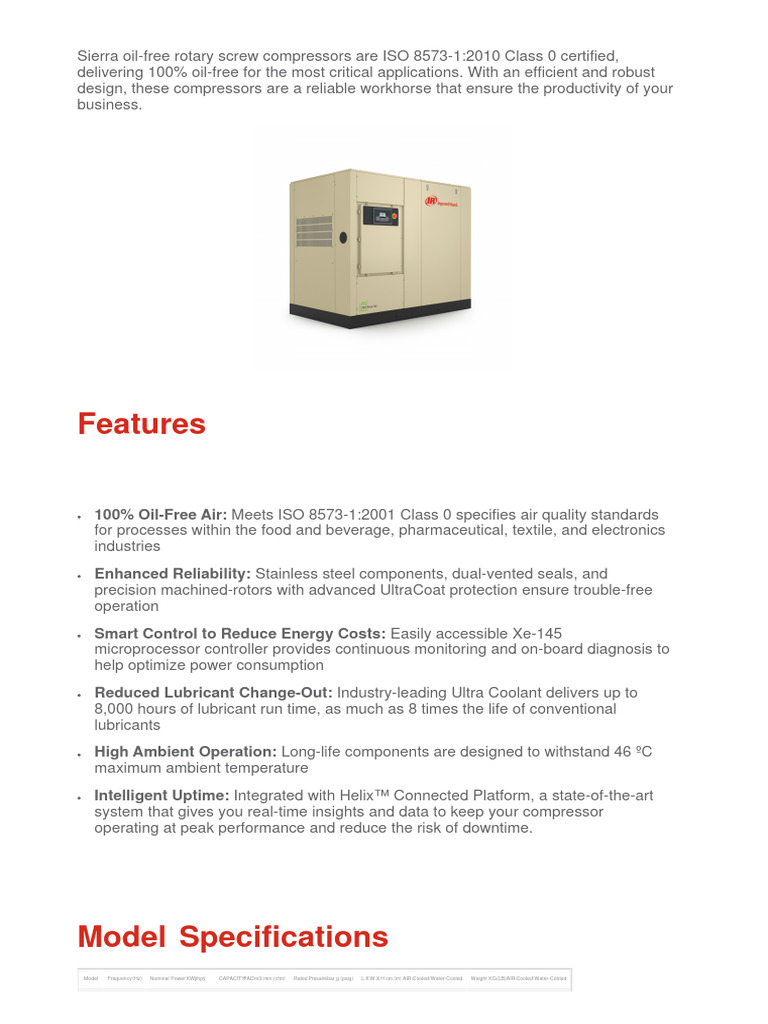 Sierra-Oil-Free-Rotary-Screw-Air-Compressors-90-160-kW_en | PDF