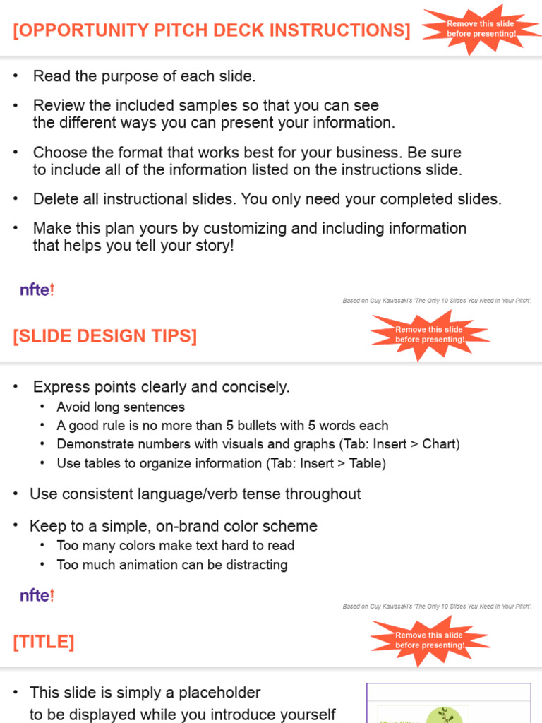 NFTE - EE E1 Opportunity Pitch Deck 2024 | PDF | Market Segmentation ...