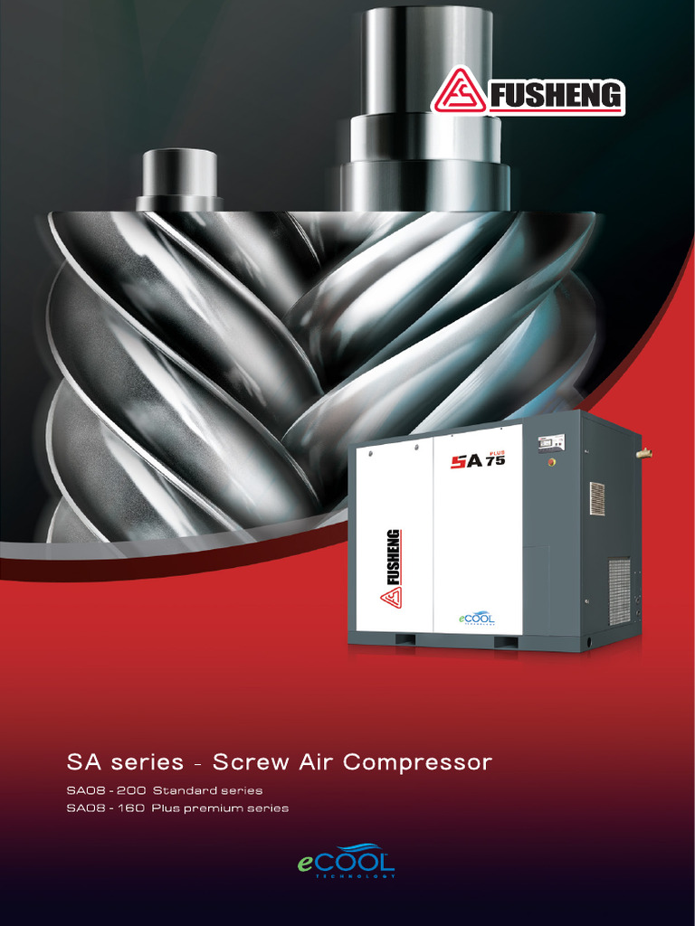 Fusheng Screw GPS PLUS 08 200 Series Compressor E2 | PDF