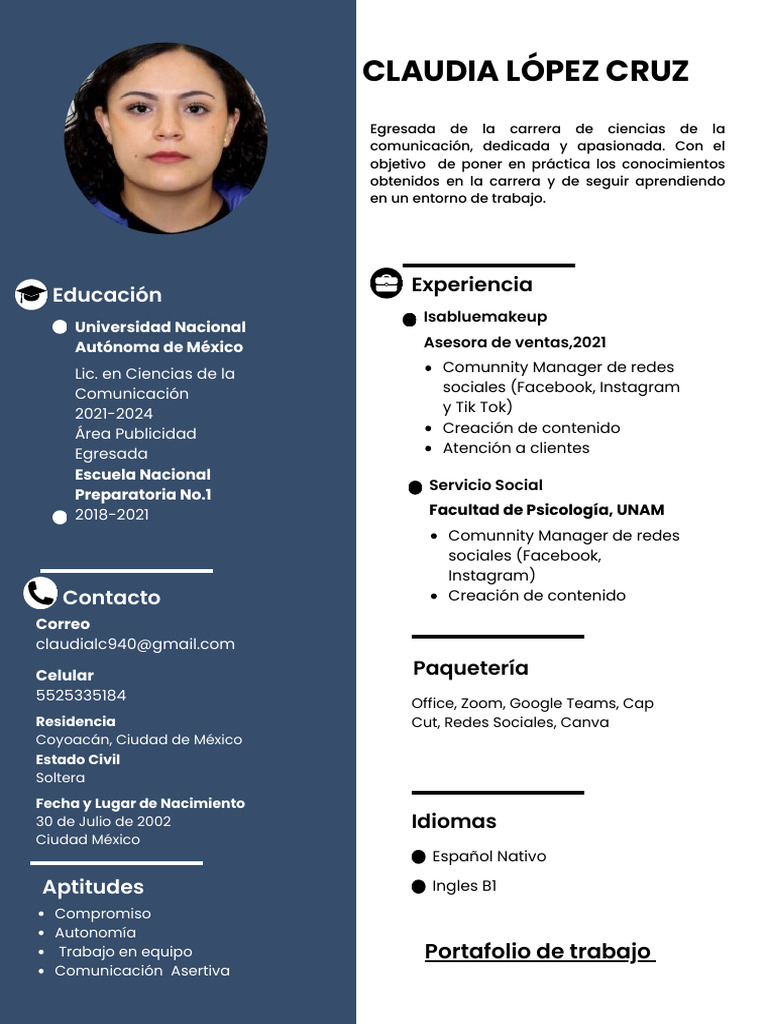 CV Claudia López Cruz | PDF