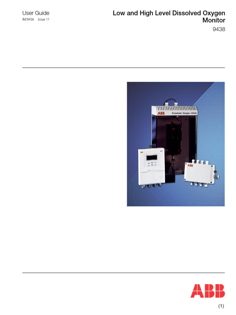 Dissolve Oxygen ABB Monitor | PDF | Relay | Instrumentation
