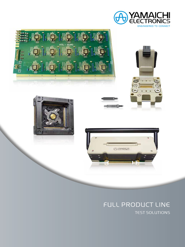 Yamaichi Test Solutions | PDF | Electrical Connector | Electrical ...