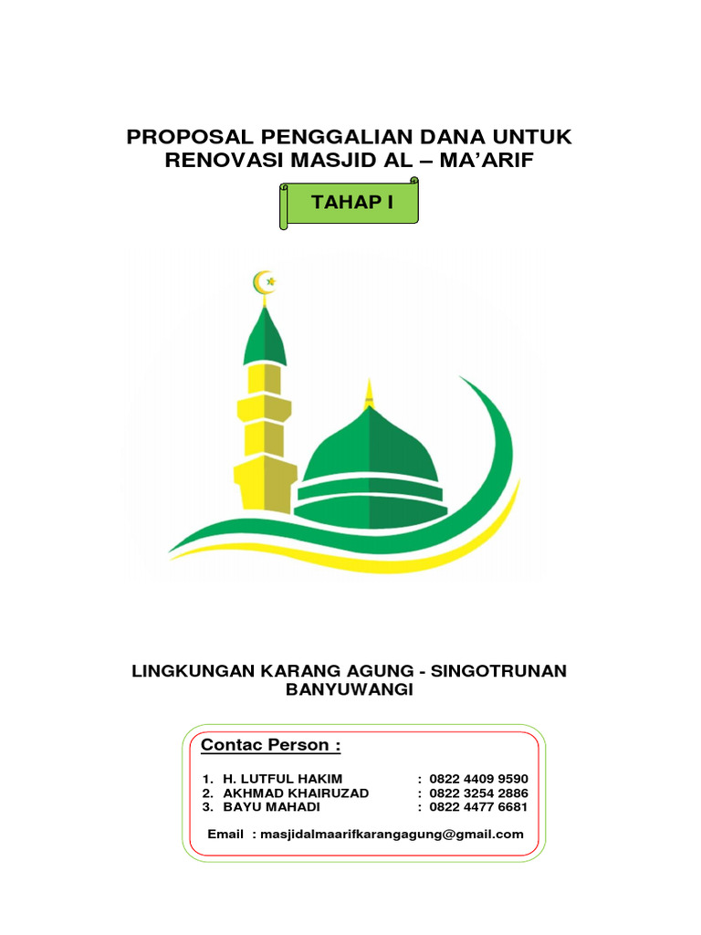 Proposal Masjid PDF | PDF