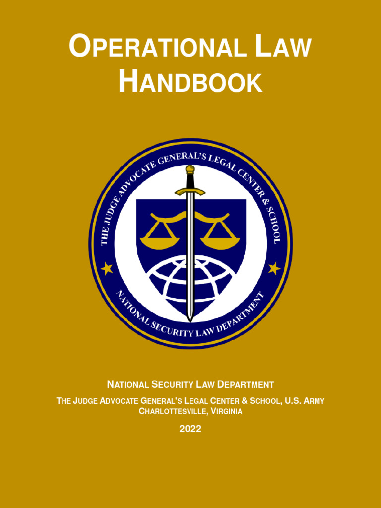 2022 Operational Law Handbook | PDF | Preemptive War | United Nations ...
