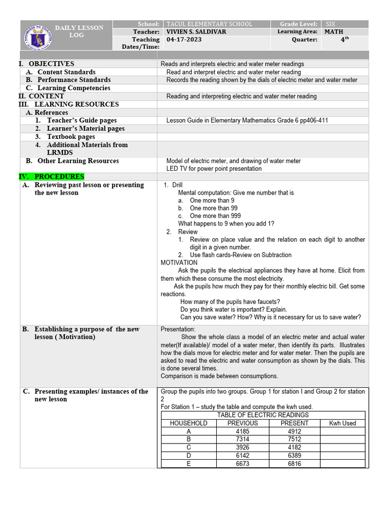 MATH-6-COT - Docx 4th Quarter | PDF | Learning | Mathematics