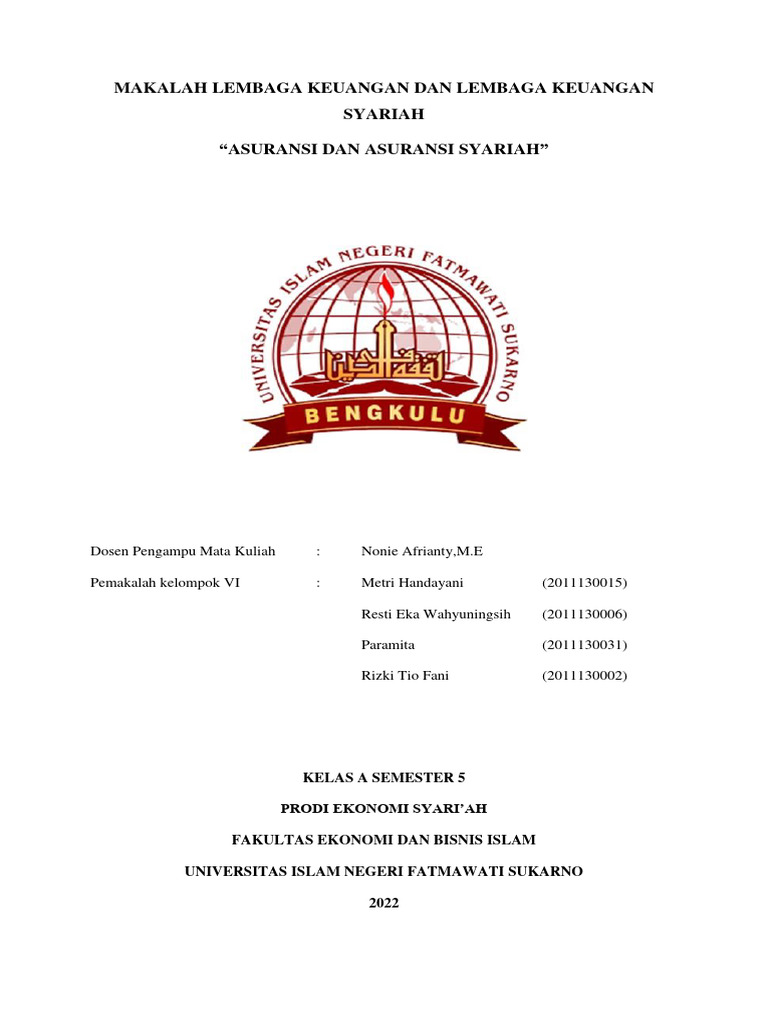 Makalah Lembaga Keuangan Dan Lembaga Keuangan Syariah Kel 6 PDF Benar | PDF | Politik | Hukum