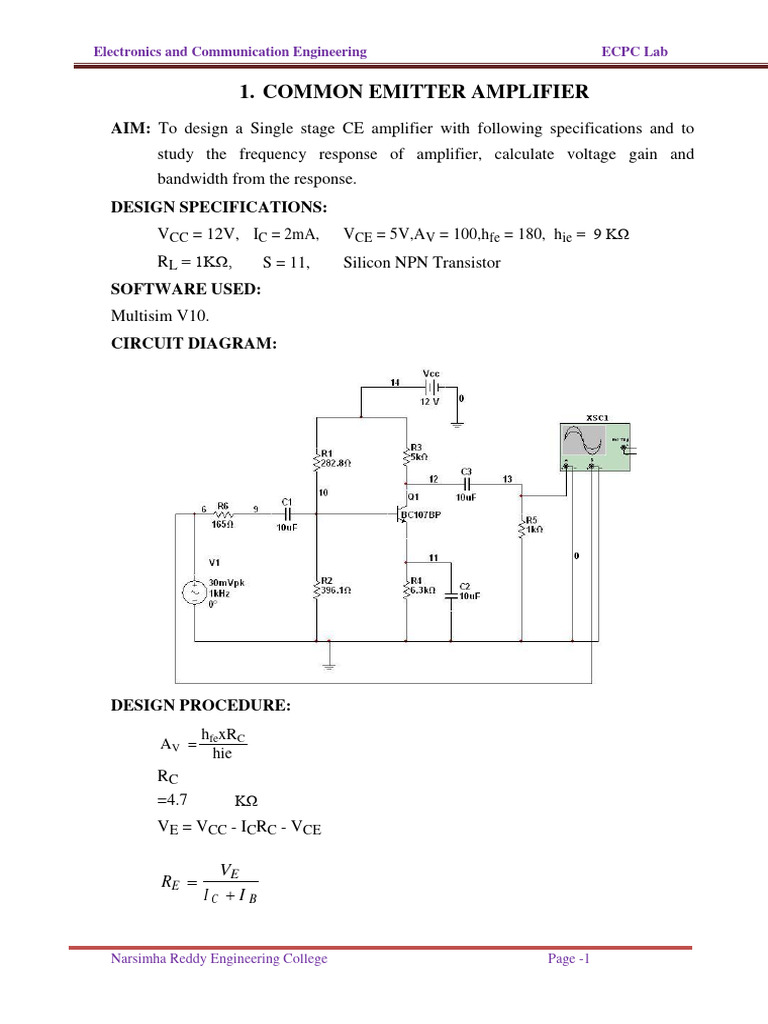 Ecpc Master 16-17 | PDF | Amplifier | Electronic Circuits