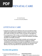 DHA Antenatal Care Protocols Guide | PDF | Obstetrics | Childbirth