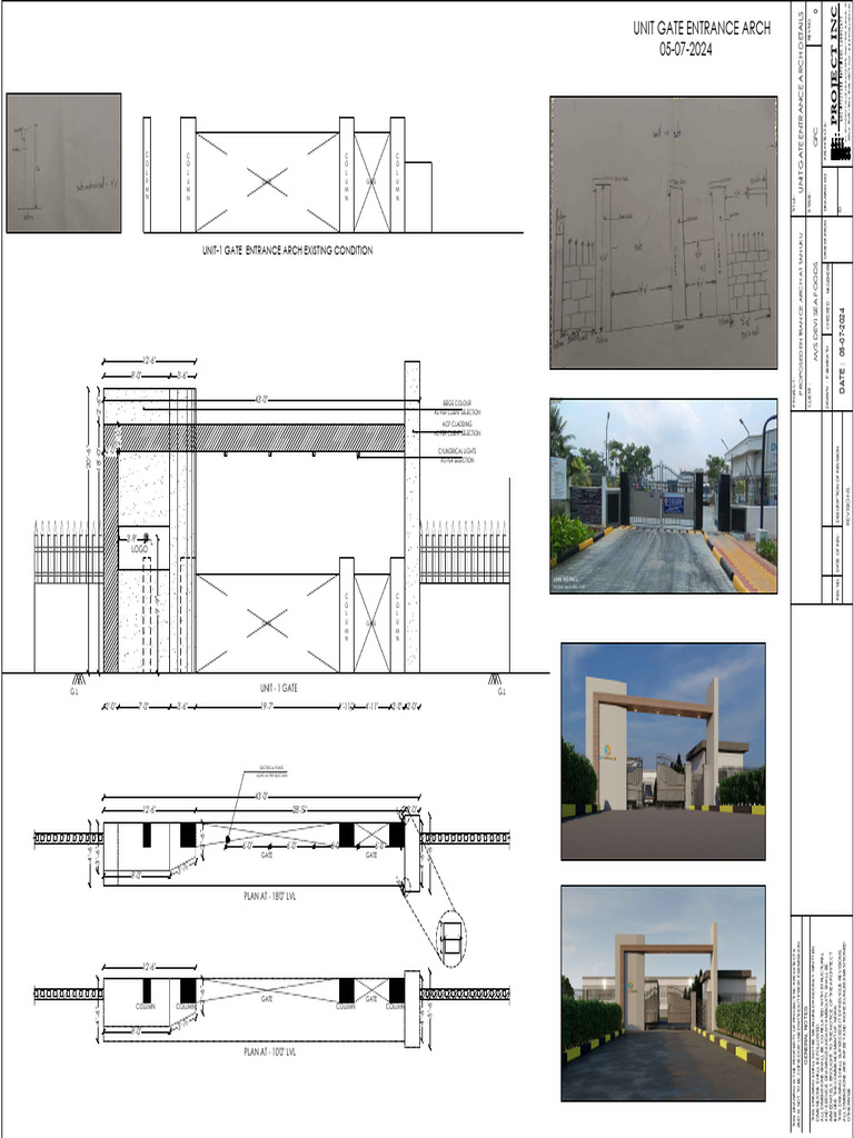 05-07-2024 Entrance Arch Details | PDF | Architectural Design ...