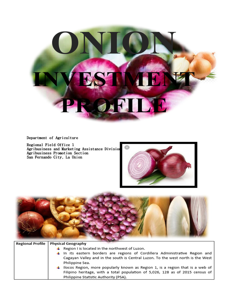 Onion Commodity Profile With Investment Concepts | PDF | Economies
