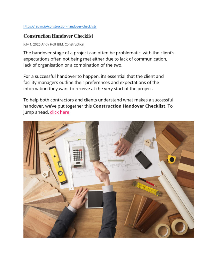 BIM Handover | PDF | Building Information Modeling | Computing