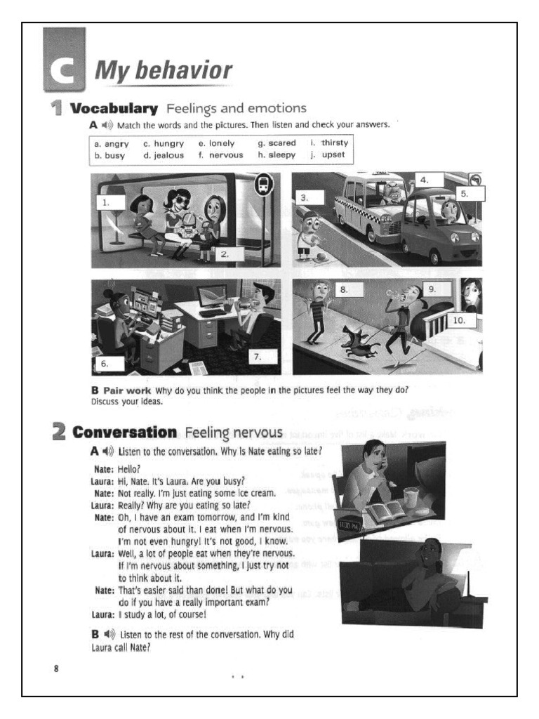 Exercise Feelings and Emotions 1 | PDF