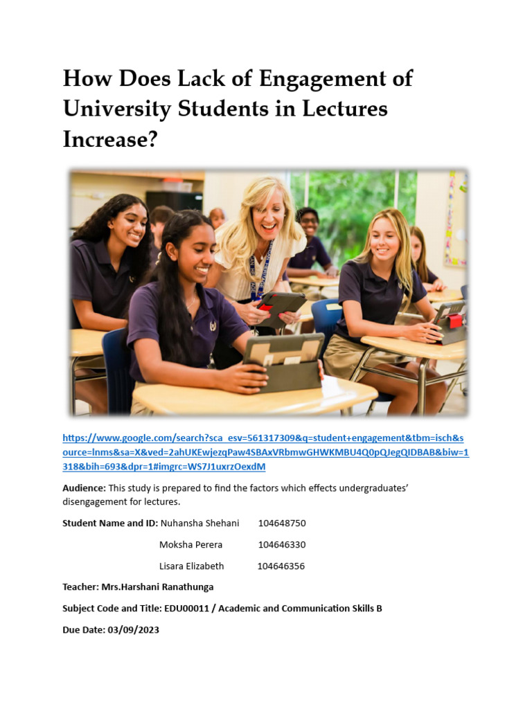 Acdemic Final Dox Report | PDF | Lecture | Survey Methodology