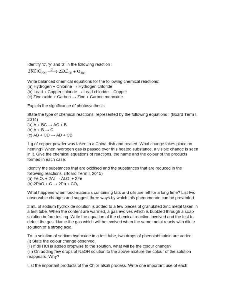 Revision Plan | PDF