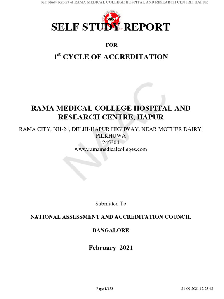 Self Study | PDF | Medical School | Curriculum