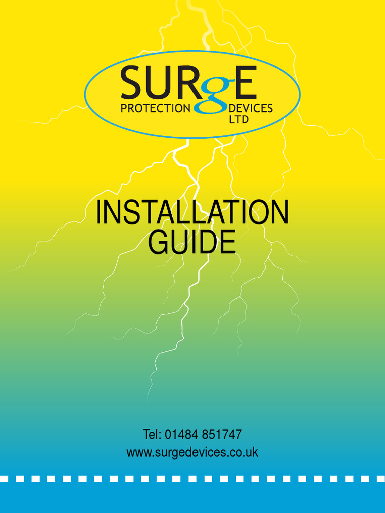 Surge Installation Guide Web | PDF | Electrical Components | Electrical Wiring