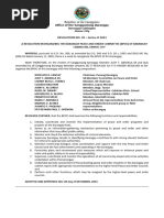 Barangay Dispute Certification | PDF