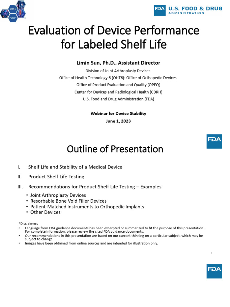 Device Shelf Life Evaluation Guidelines | PDF | Shelf Life | Medical Device