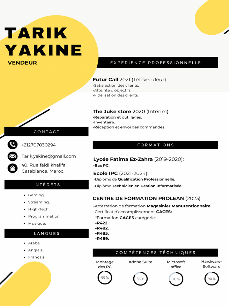 Tarik Yakinecv | PDF