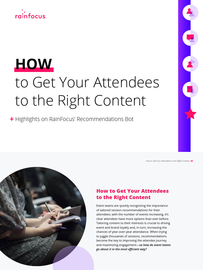 How To Get Attendee To Right Content | PDF | Experience | Behavior
