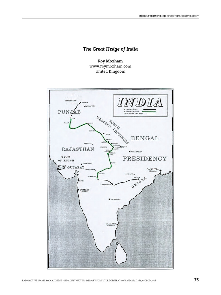 The Great Hedge of India: Roy Moxham United Kingdom | PDF