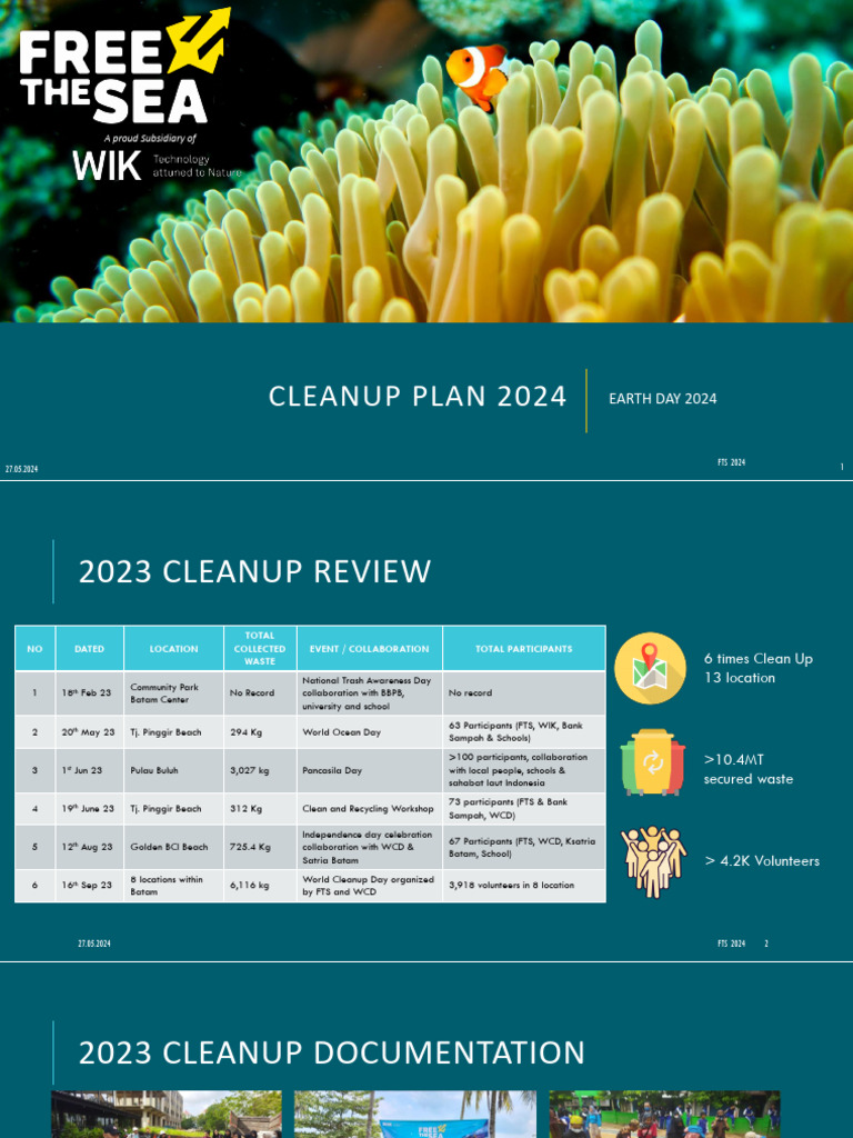 World Ocean Day Cleanup Plan - 2024 | PDF | Waste | Economy And The Environment