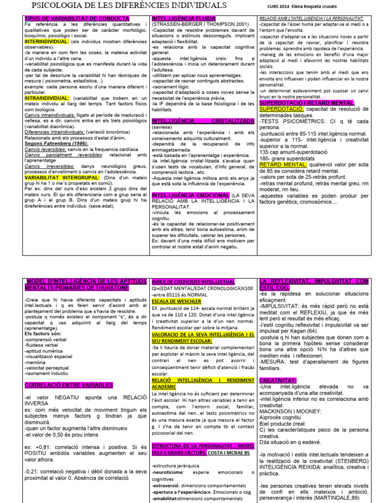 Resum Individuals | PDF