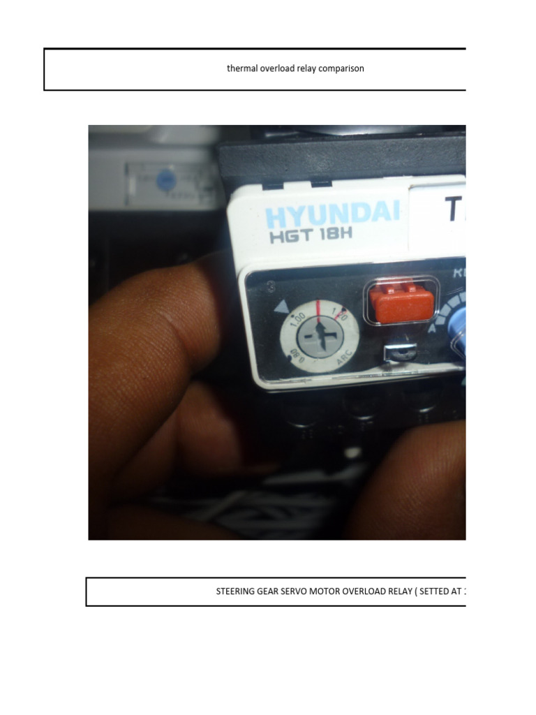 Thermal Overload Relay Comparison | PDF
