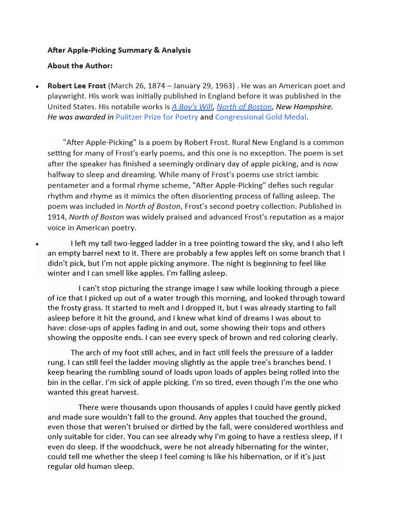 American Literature Four Poems Summary | PDF | Poetry
