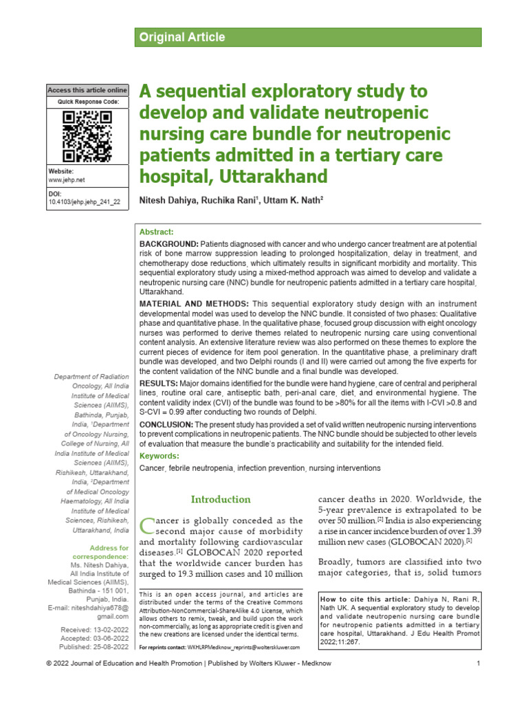 9 | PDF | Systematic Review | Nursing