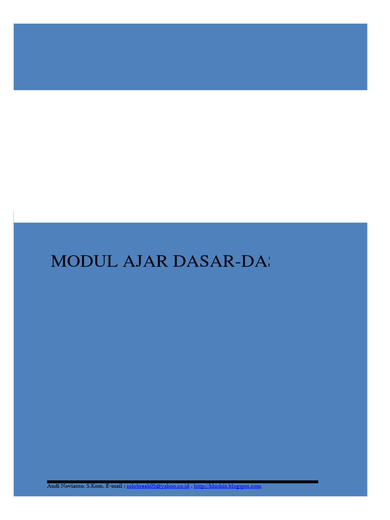 Modul Ajar TJKT 1 | PDF | Komputer